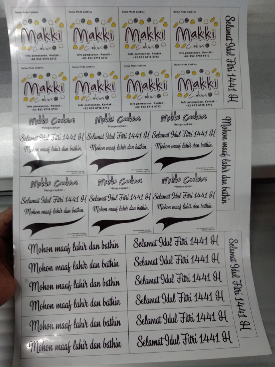 Percetakan Sticker label Transparant Berkualitas di Prabumulih ...